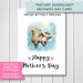 Printable Otter Mother's Day Card, Otterly Amazing Mother's Day Card ...