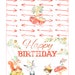 Printable Forest Birthday Card for Child, Forest Animal Birthday Card ...