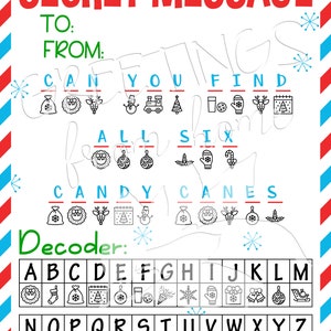 Secret Letter From Santa, Elf Props, Secret Letter From Elf, Secret ...