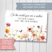 Printable Wildflower Mothers Day Card, Pressed Flowers Mother's Day ...