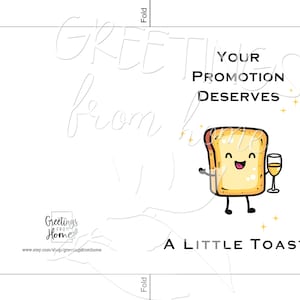 Funny Promotion Card for Her, Printable Congratulations Card for ...