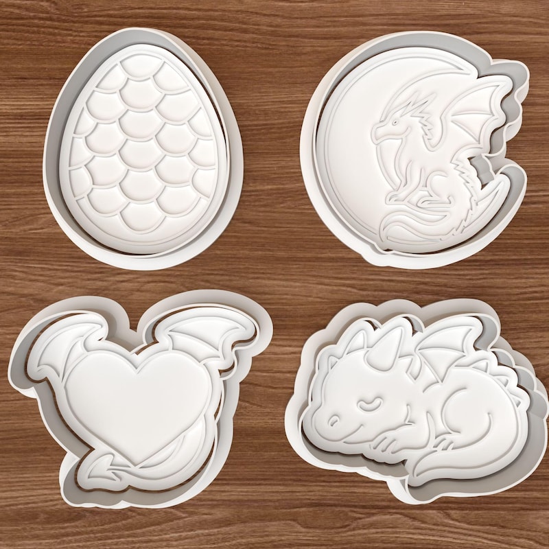 Baby Dragons Cookie Cutters - Etsy