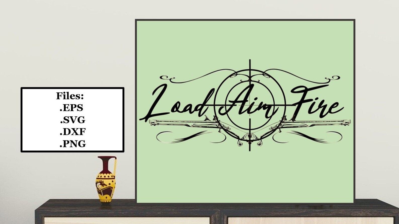 Load Aim Fire 2 Digital File, SVG, PNG, DXF, Eps - Etsy