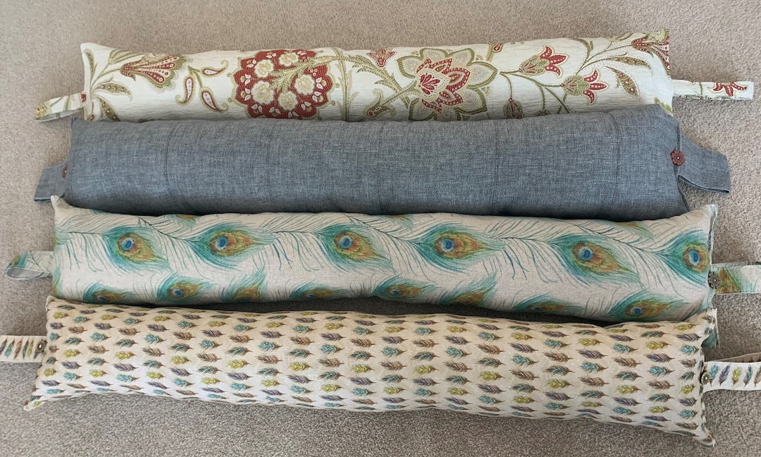 Handmade Draught Excluder. Fabric Draught Stopper. Decorative Wind ...