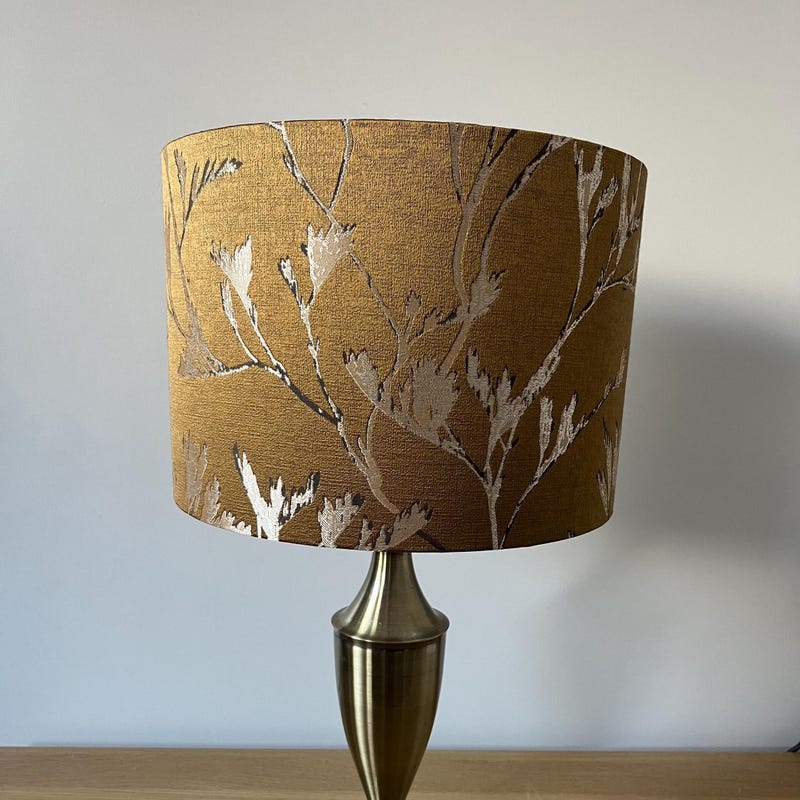Gold Lampshade - Etsy