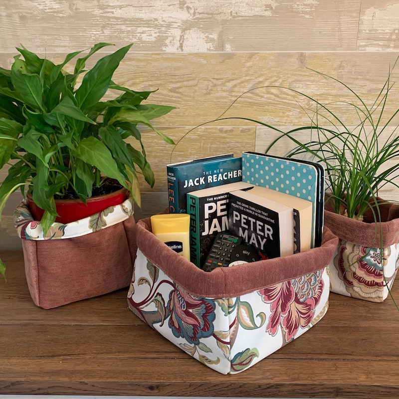 Fabric Storage Box - Etsy