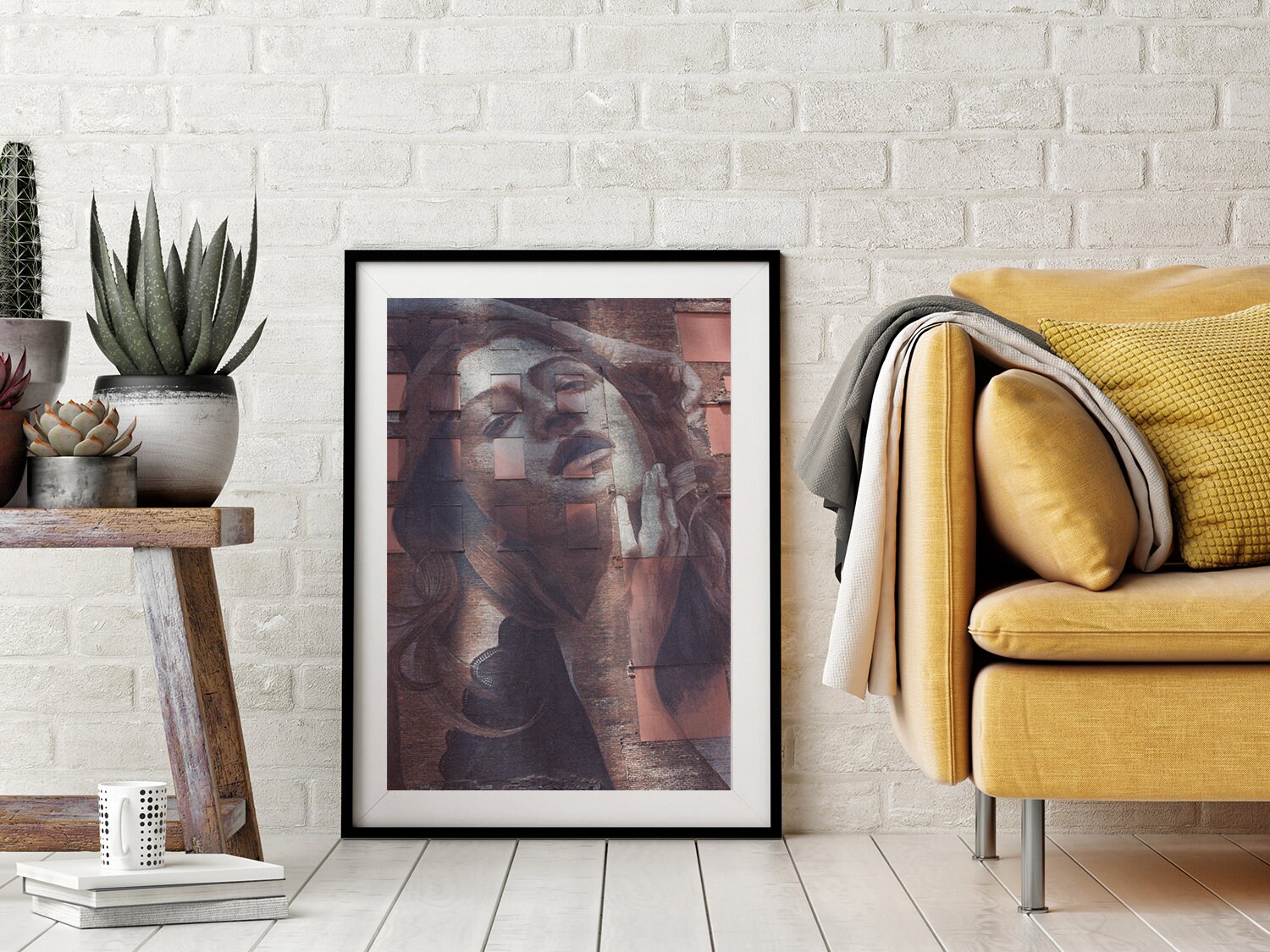 Chic Lady Mural Photography Print, Room Decor, Wall Art, Large Wall Art ...