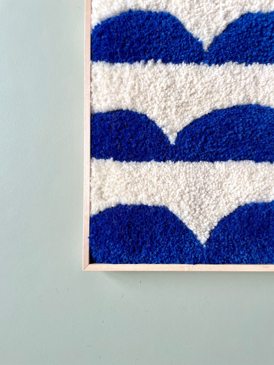 Handmade Tapestry Framed Rug Wall Hanging Handmade Tufting Gun Tufted ...