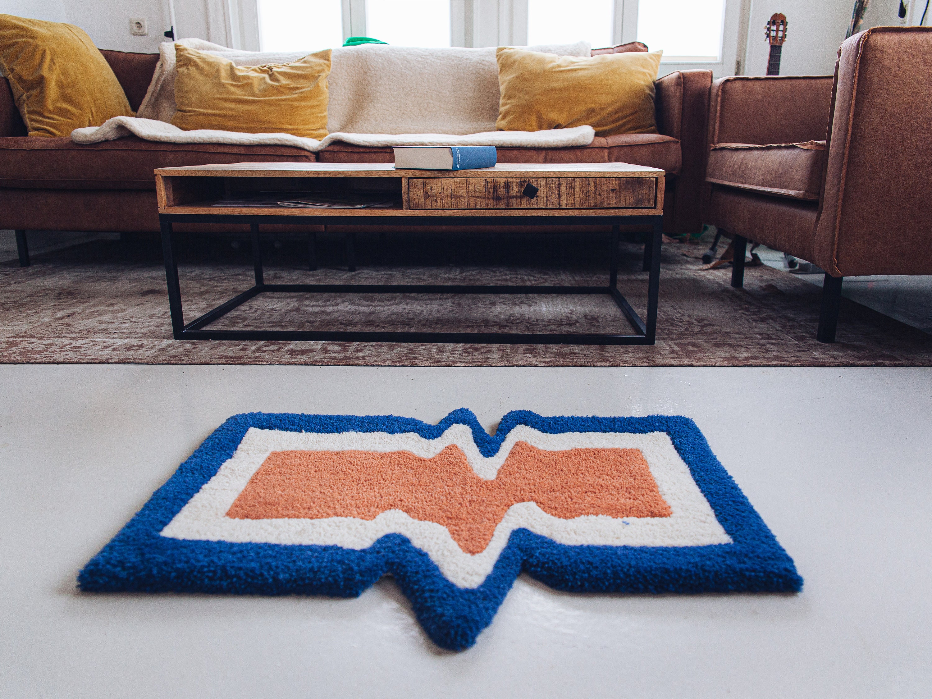 Handmade Tufting Gun Tufted Rug Cutpile Wool Rectangular Carpet Tuft ...