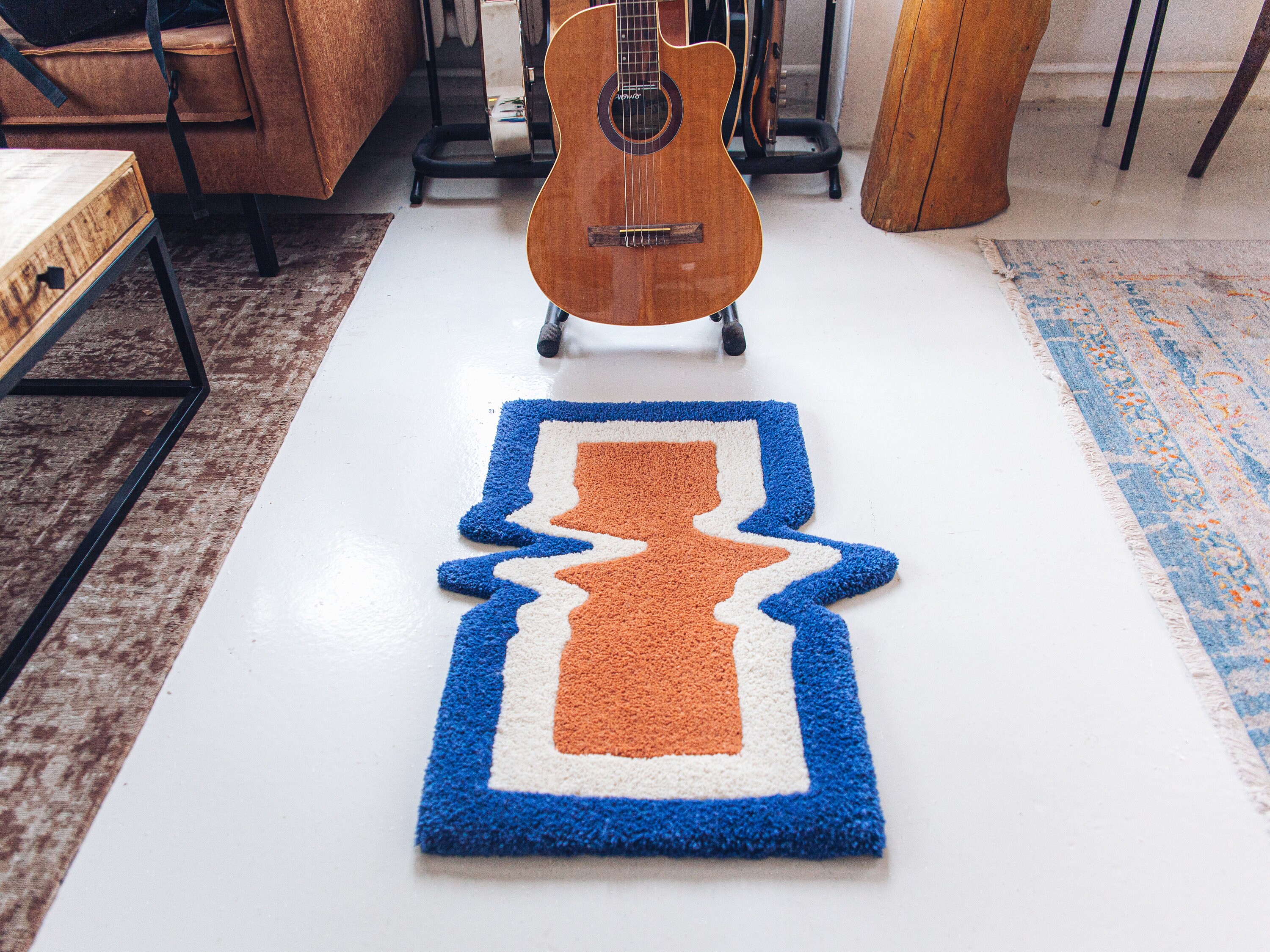 Handmade Tufting Gun Tufted Rug Cutpile Wool Rectangular Rug Tuft Gun ...