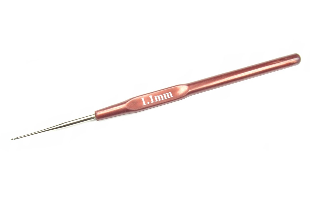 Steel Lace Crochet Hook With Handle - 1.1mm - Etsy