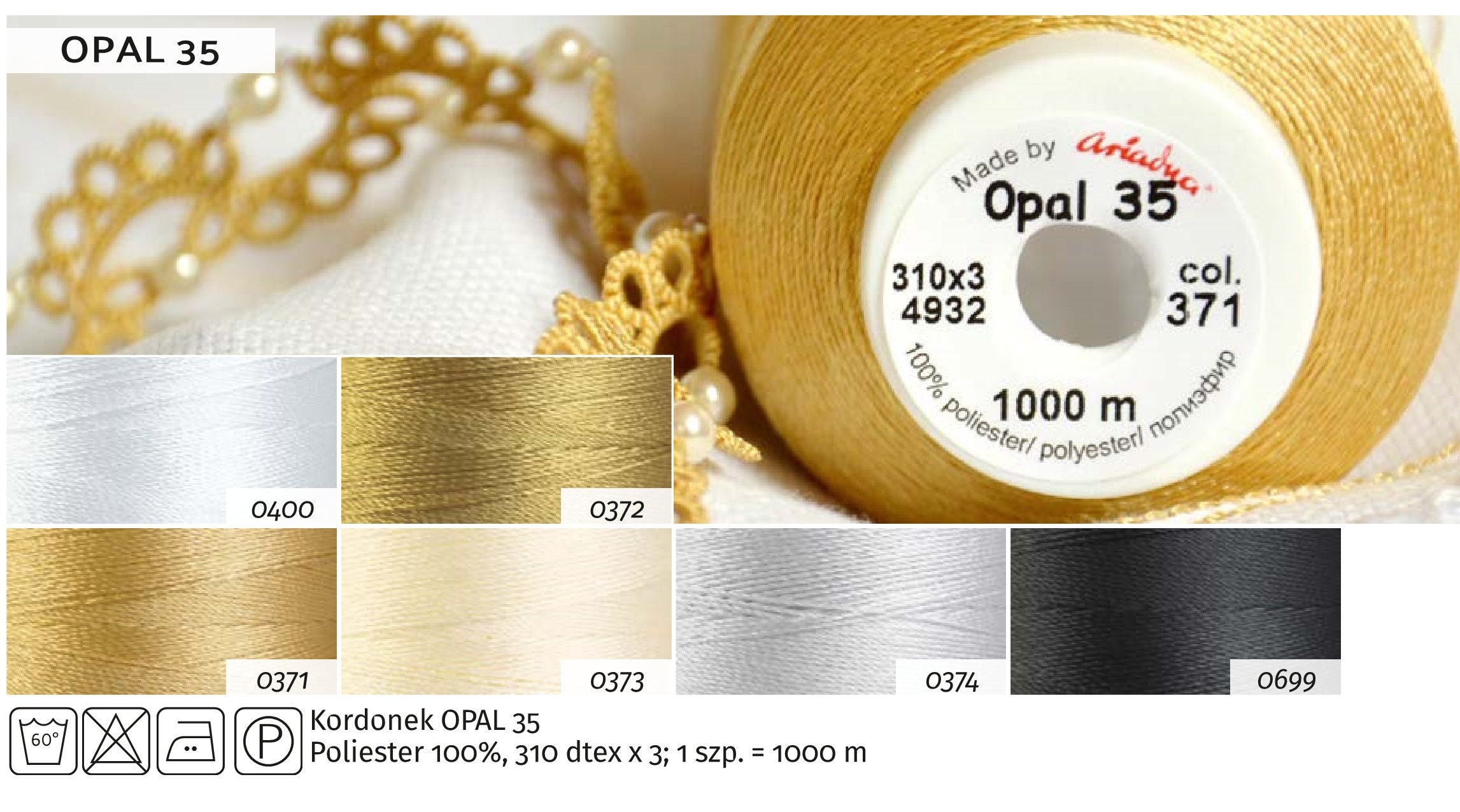 Thin Shiny Thread for Jewelry Making, Glossy Decorative Tatting Thread ...