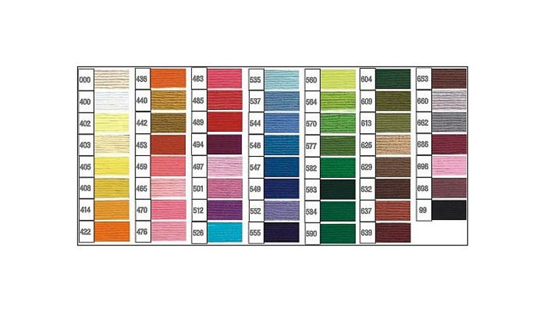 Crochet Thread Size 8 Embroidery Thread Cotton Yarn Skeins - Etsy