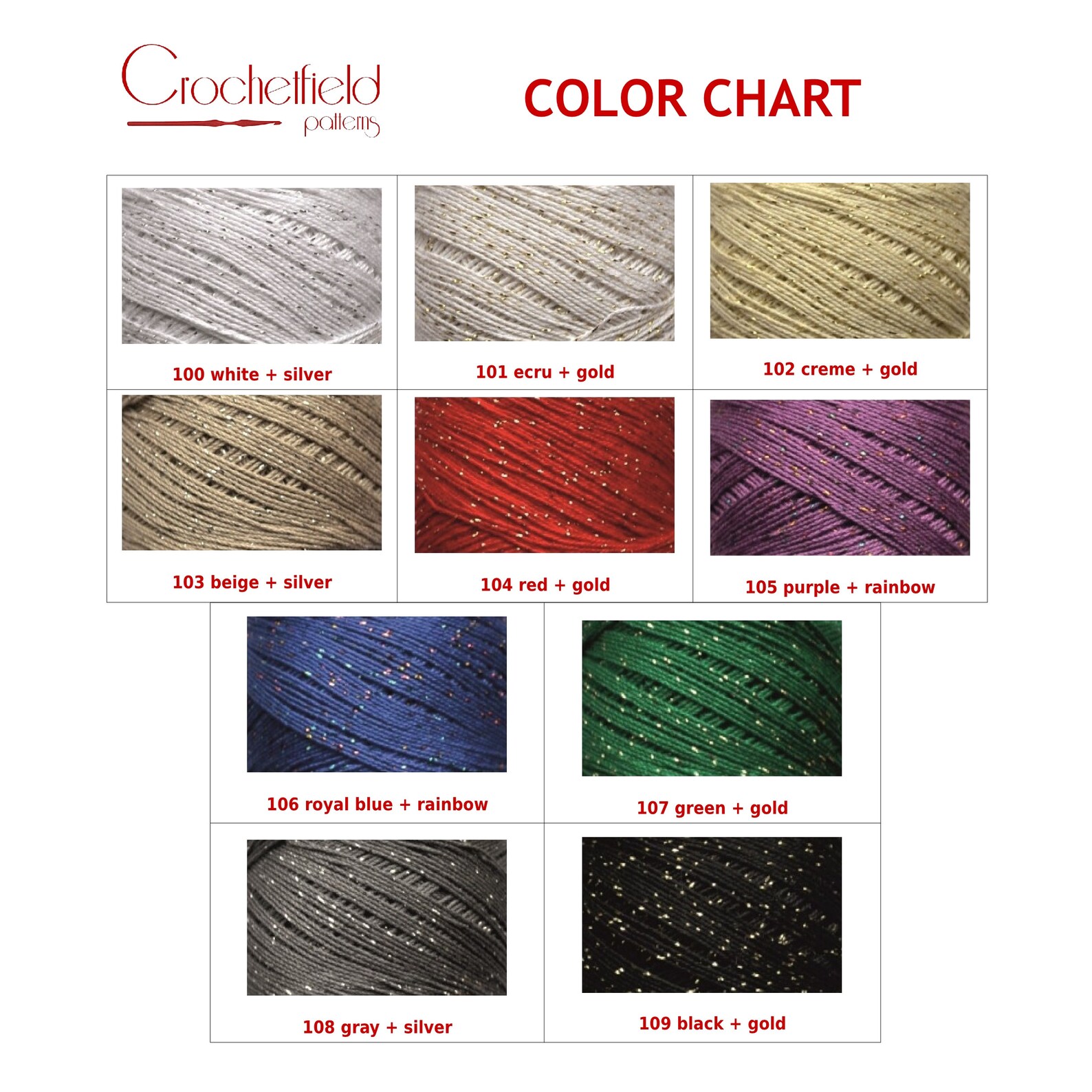 Cotton Skein With Metallic Thread LUMI 10 | Shiny & Soft - Perfect for ...