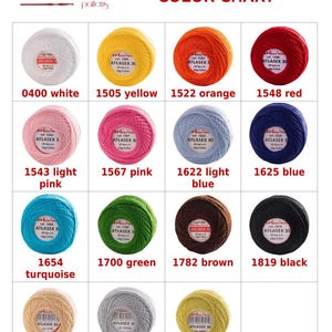 Luxurious Satin Crochet Thread Size 30 - High-shine Cotton Embroidery ...