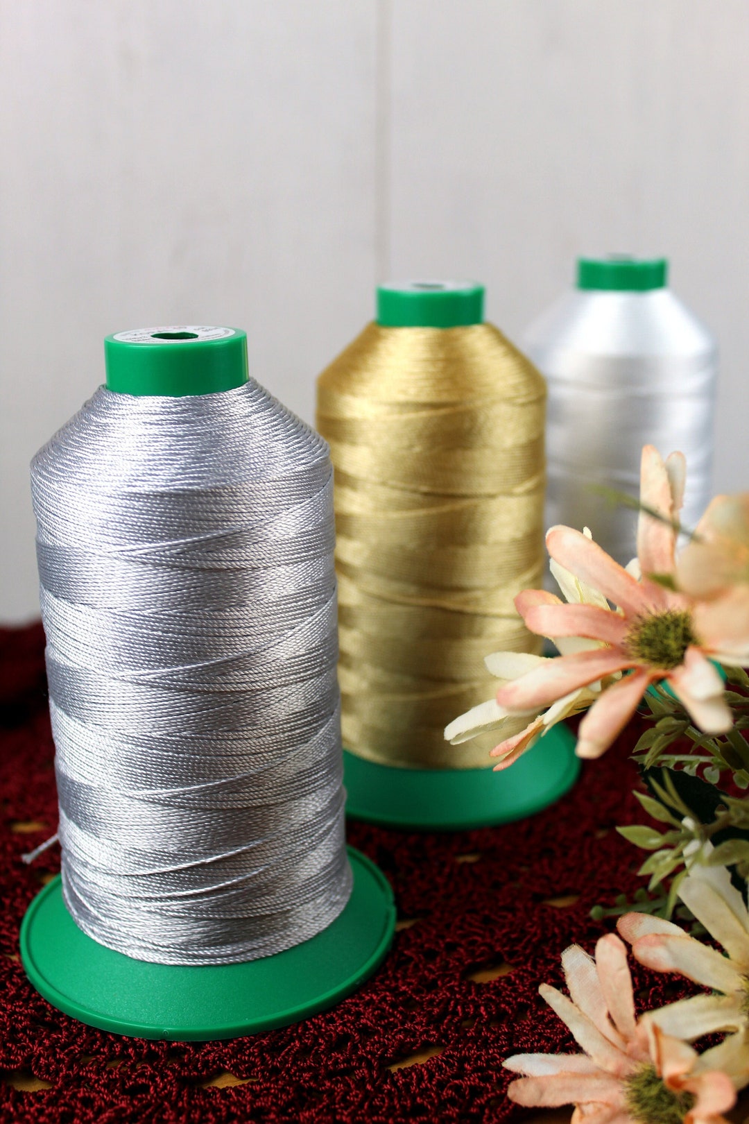 Gleaming KORAL 10 Crochet Thread - Luxurious Gift for Crocheters, Shiny ...