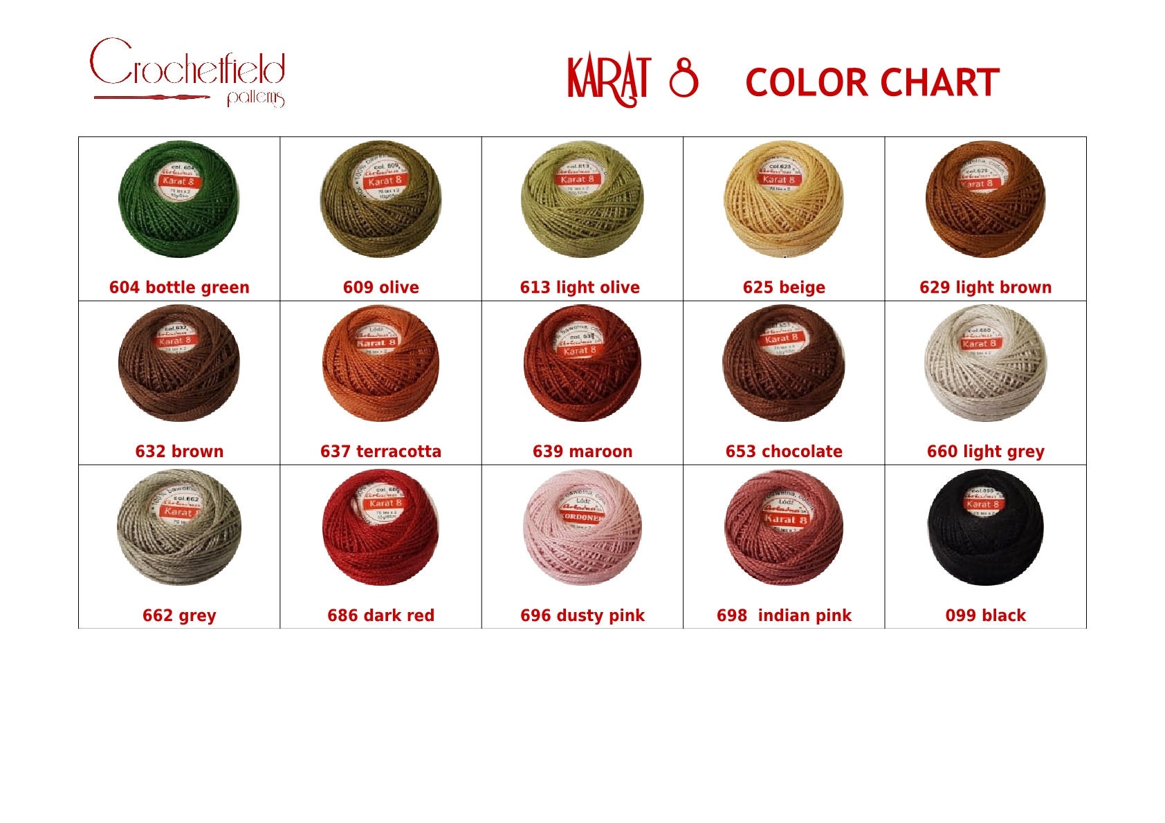 Crochet Thread Size 8, Embroidery Thread, Cotton Yarn Skeins, Fine ...