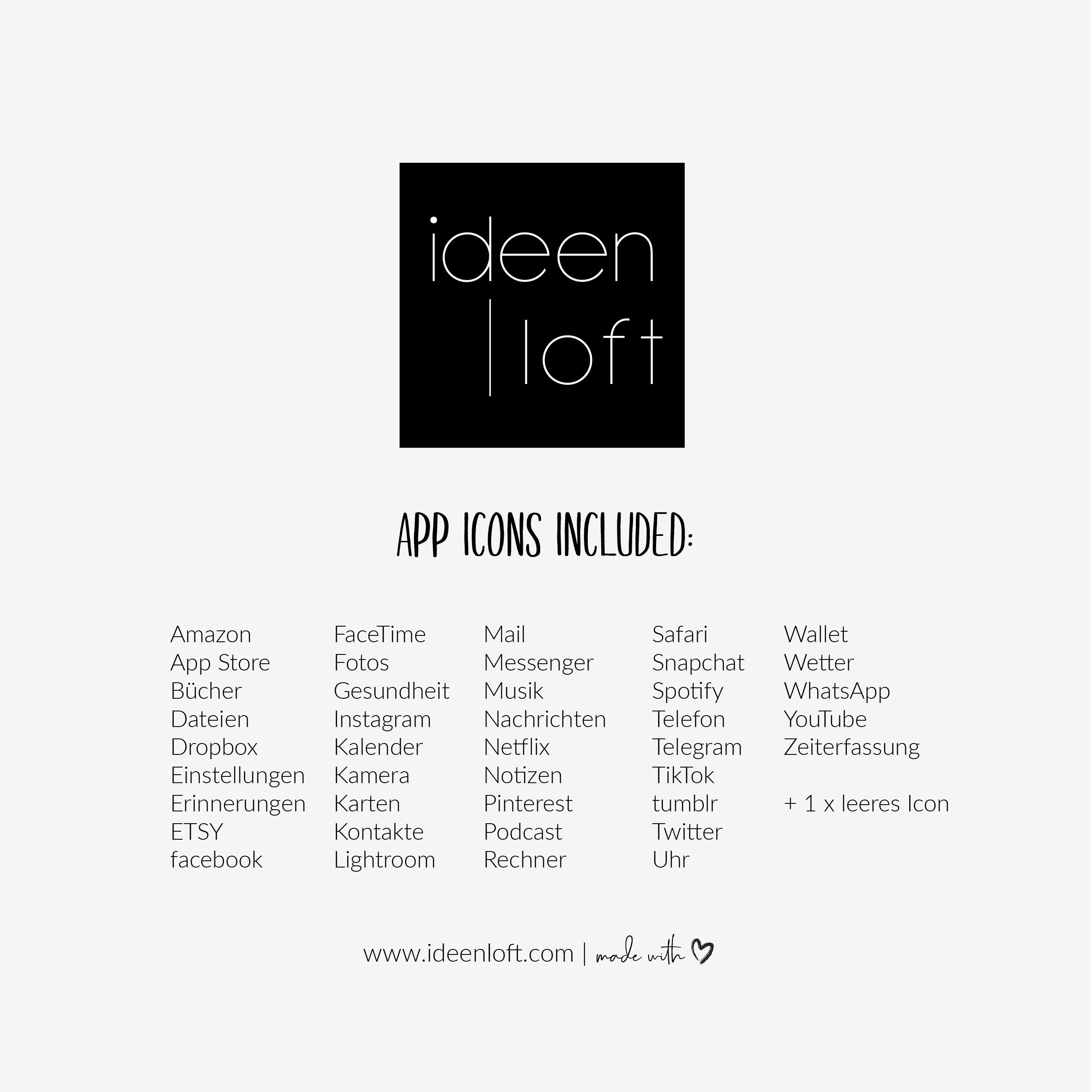 50 IOS14 APP ELEMENTS Widget App Icon Theme Pack App Covers for iPhone ...