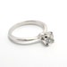 Avon Sterling Cubic Zirconia CZ Solitaire Ring Size 7.75 - 925 Silver ...