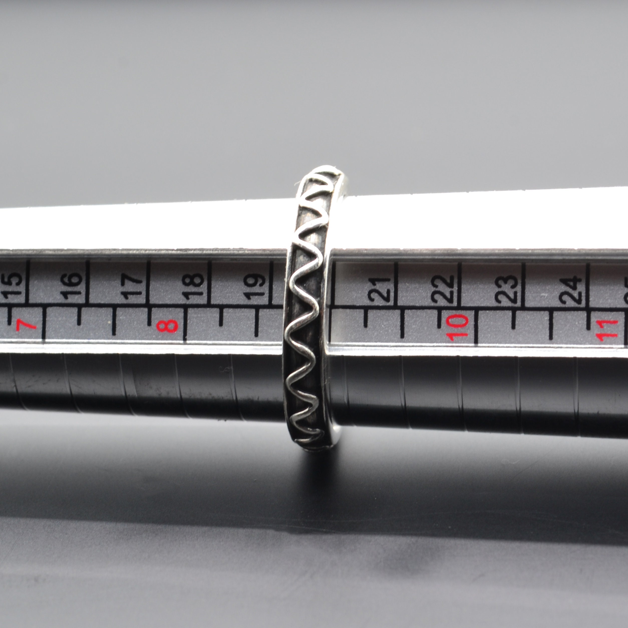 Pair of Stackable Bali Sterling Rings Silver Band BA Suarti Size 9 ...