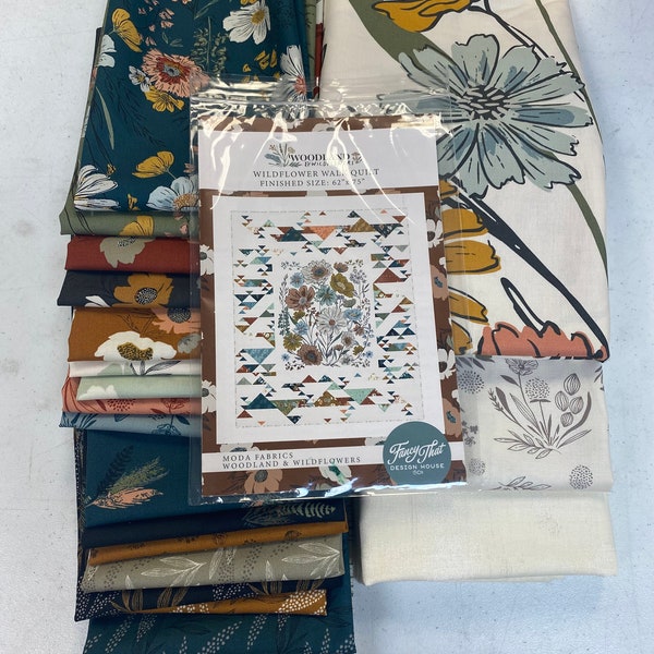 Wildflower Fabric - Etsy