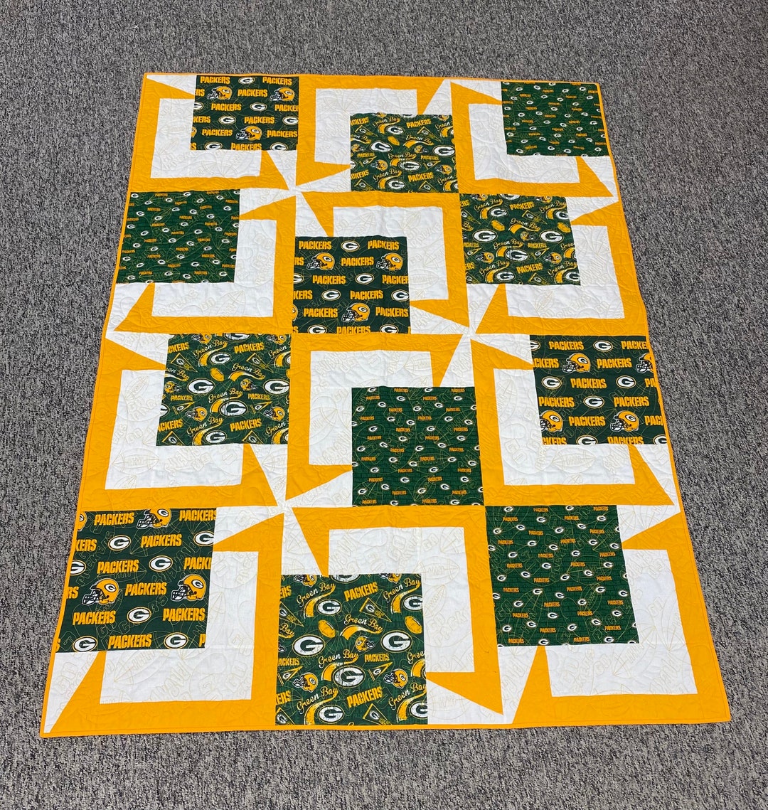 Green Bay Packers BQ5 Quilt Kit 72x54 - Etsy