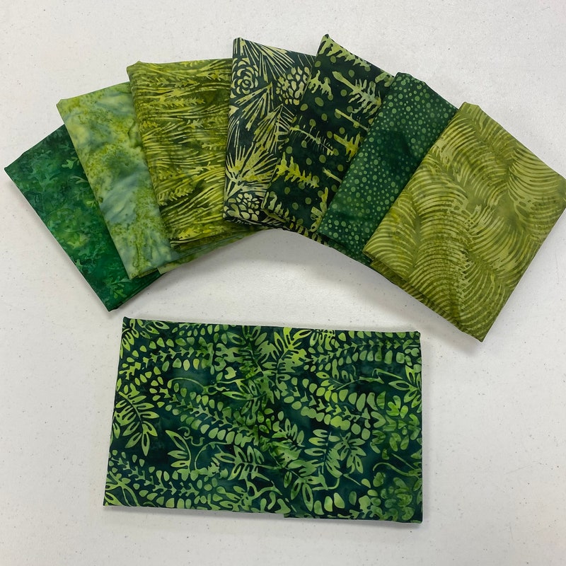 Green Batik - Etsy