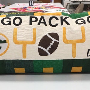 Packers Bench Pillow Kit by Divalicious Designs 16x 38 - Etsy