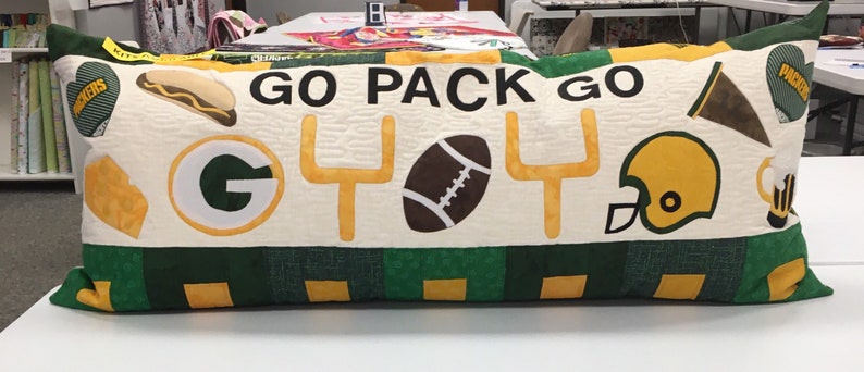 Packers Bench Pillow Kit by Divalicious Designs 16x 38 - Etsy