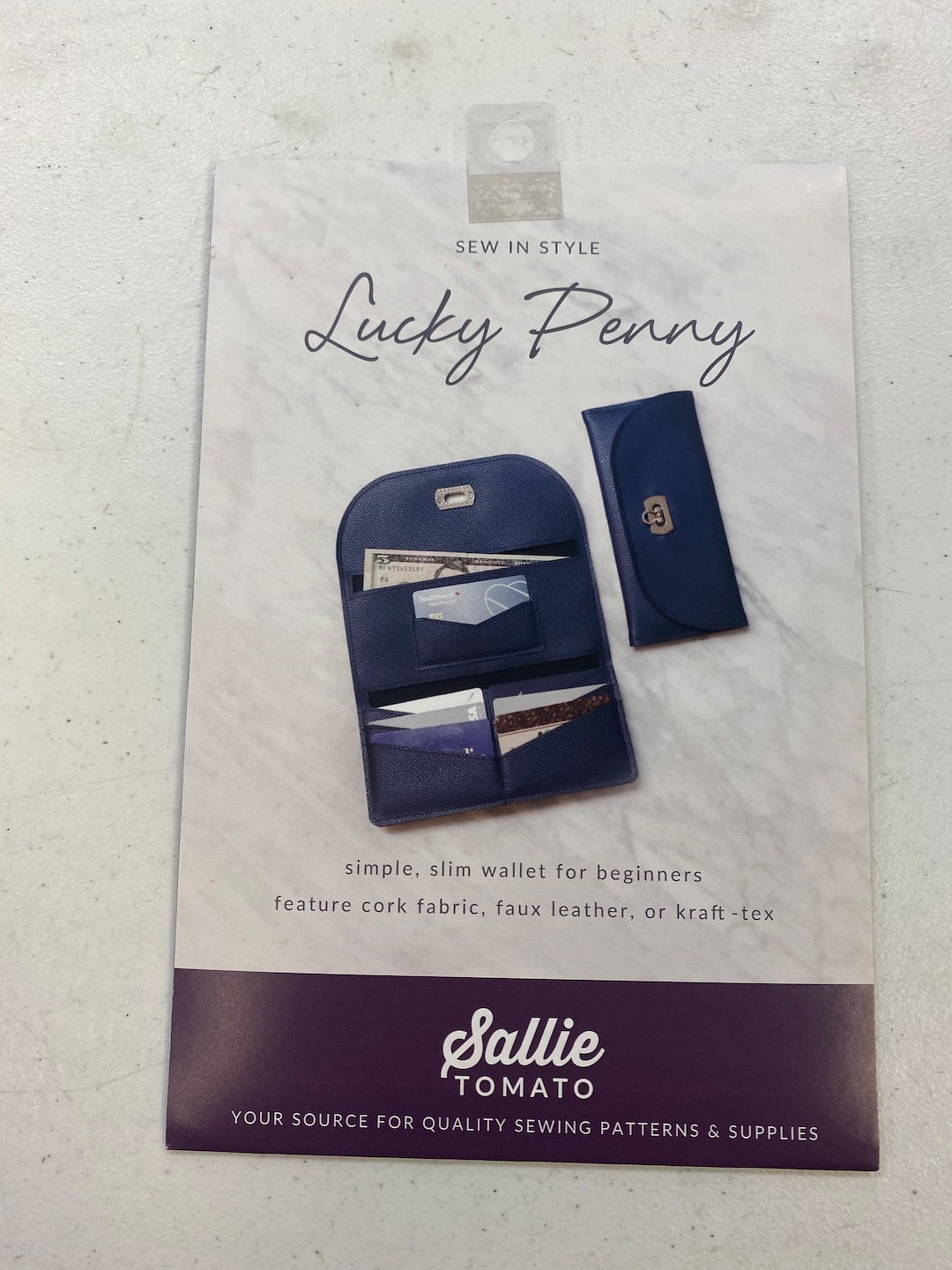 LST115 Lucky Penny Wallet Pattern by Sallie Tomato - Etsy