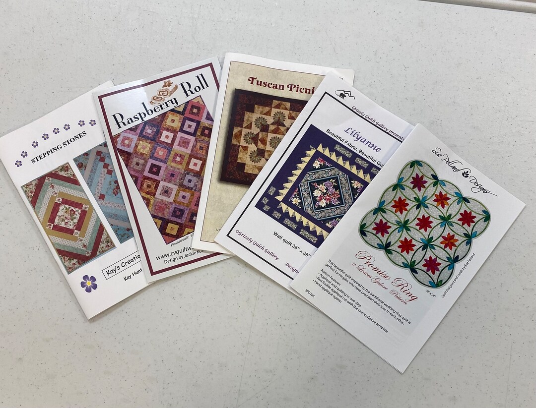 Clearance Patterns!! Variety Pack of 5 Patterns #4 - Etsy