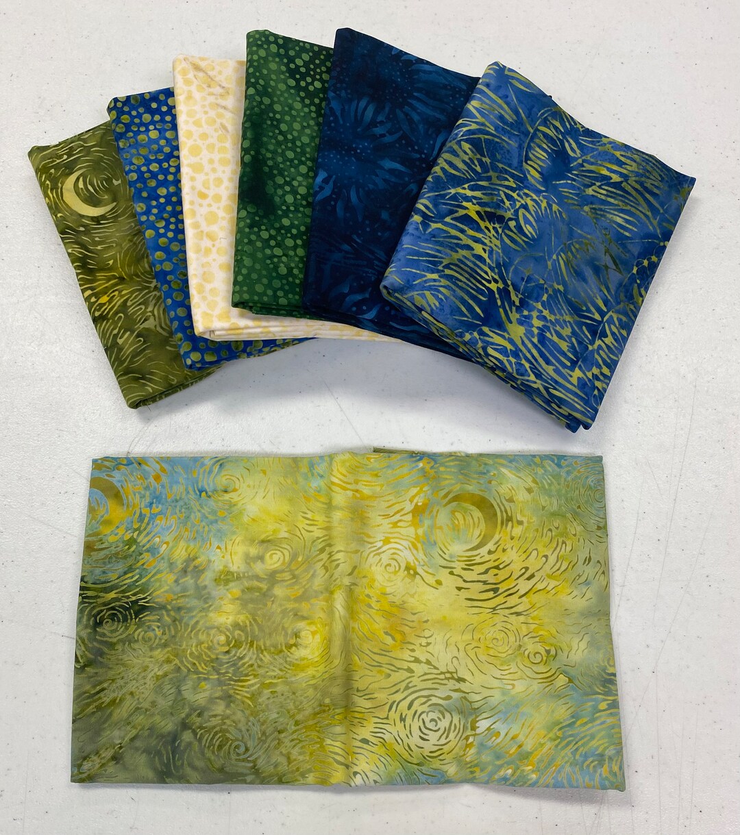 7 Half Yard Pack of Citrus Sun Batiks by Island Batiks - Etsy