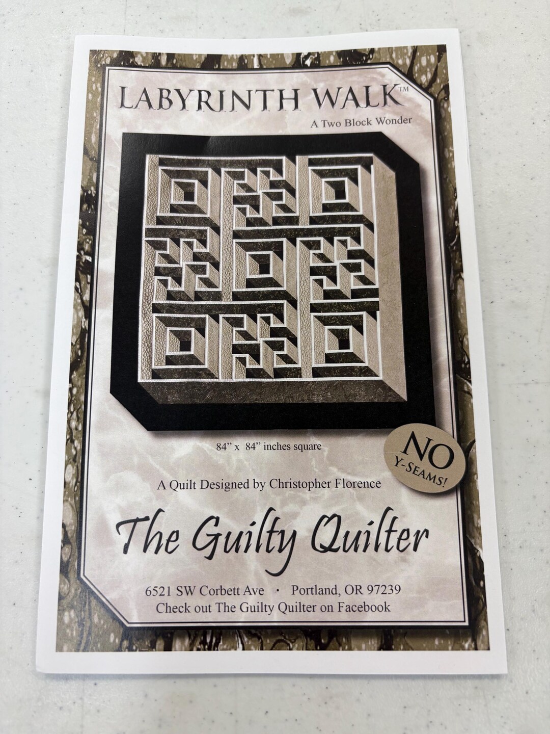 GQU02 Labyrinth Walk Pattern by the Guilty Quilter - Etsy