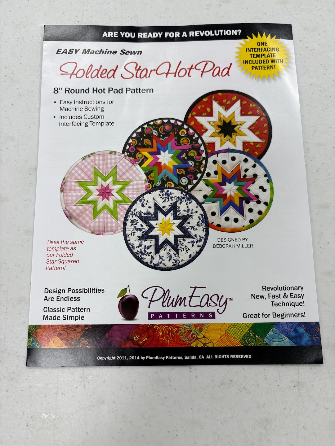 Pep101 Rounded Folded Star Hot Pad Pattern by Plum Easy - Etsy