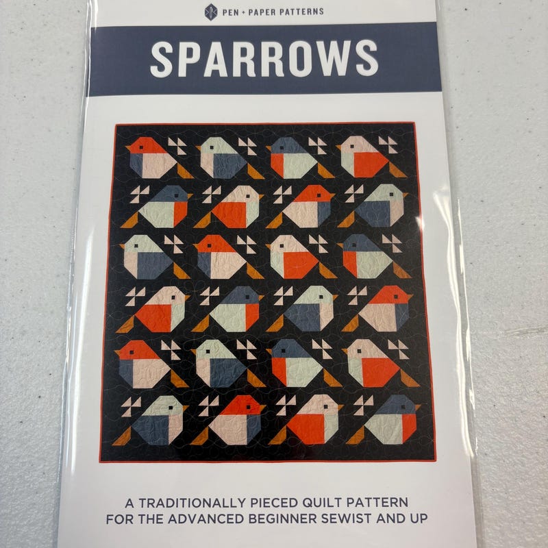 Sparrow Quilt Pattern - Etsy