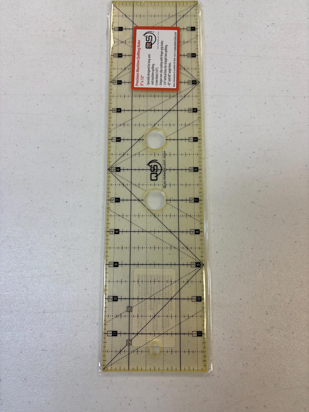 QS Precision Machine Quilting Ruler 3x12q for Long Arm Quilters by ...