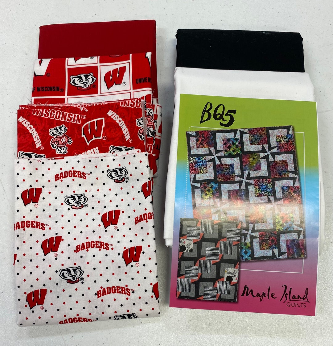 BQ5 Wisconsin Badger Kit Lap Size 54 X 72 - Etsy