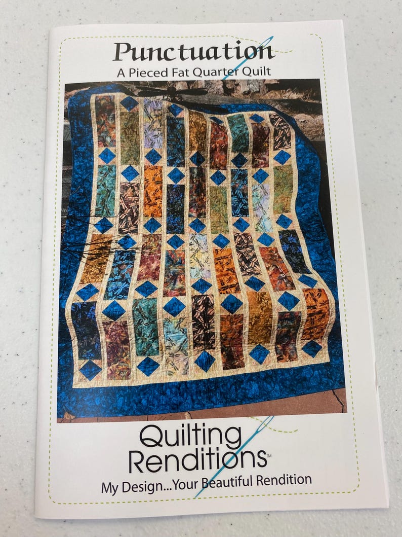QR1238 Punctuation Pattern by Quilting Renditions - Etsy