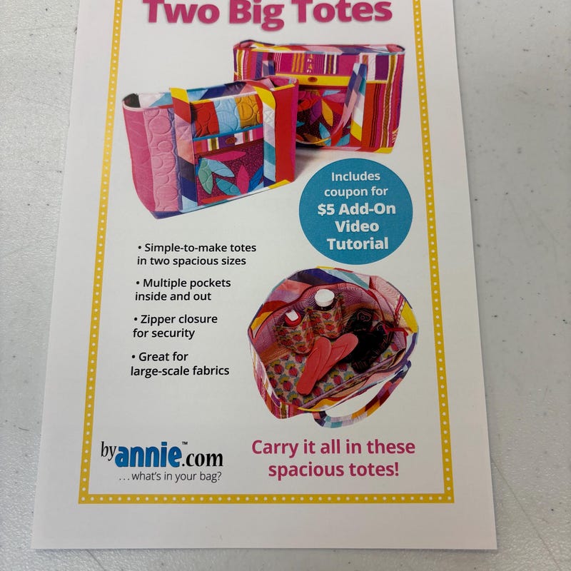 Bags by Annie Patterns - Etsy