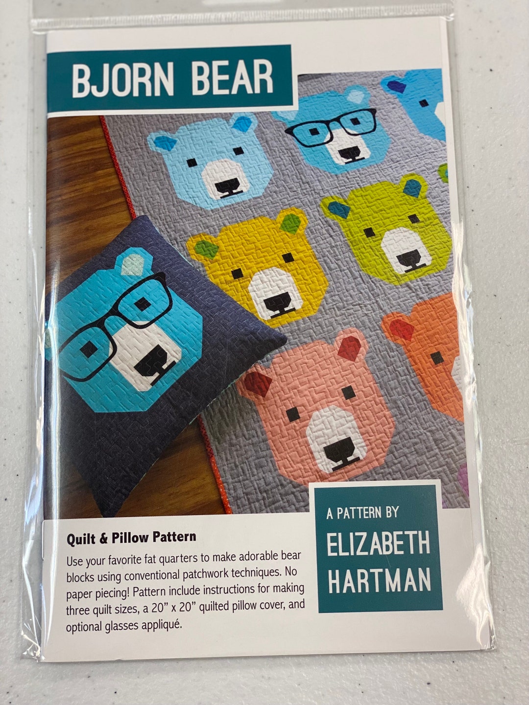 EH028 Bjorn Bear Pattern by Elizabeth Hartman - Etsy