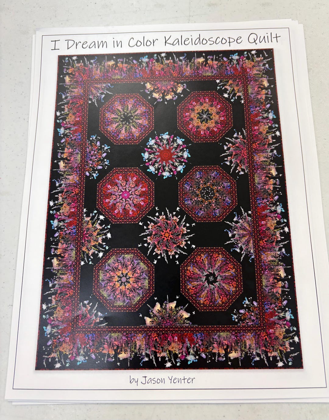 L Dream in Color Kaleidoscope Quilt Pattern by in the Beginning - Etsy