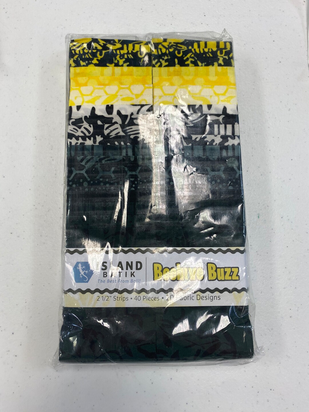 Beehive Buzz 2 1/2 Inch Strip Pack by Island Batiks - Etsy