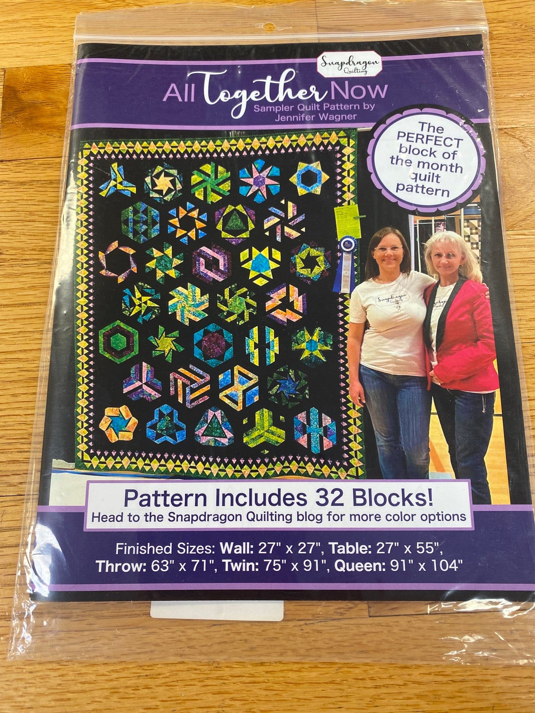 SDQ-63383 All Together Now Pattern, Sampler Quilt by Jennifer Wagner - Etsy