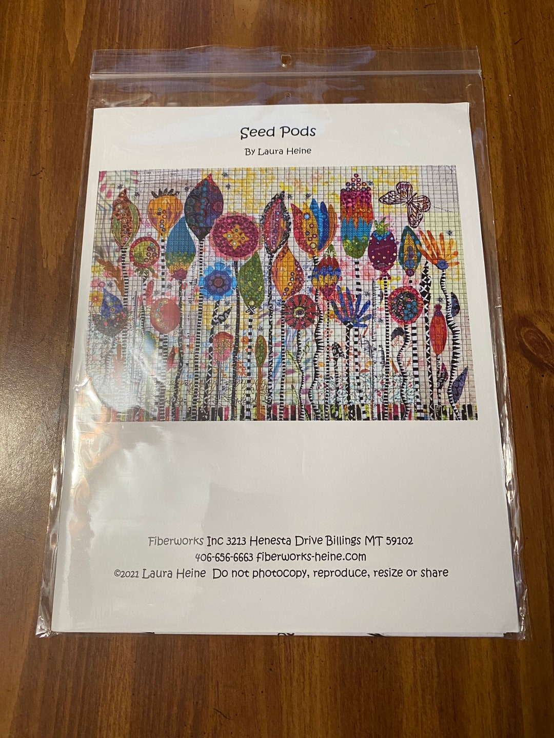 Seed Pods Pattern by Laura Heine for Fiberworks - Etsy