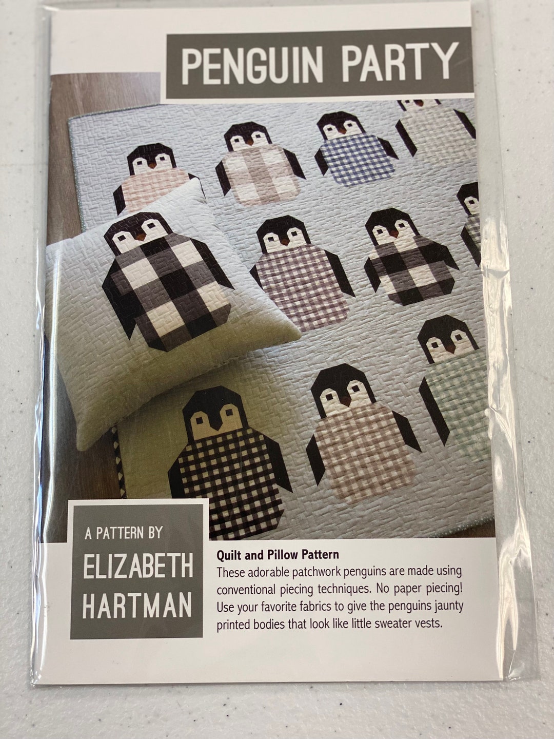 EH041 Penguin Party Pattern by Elizabeth Hartman - Etsy