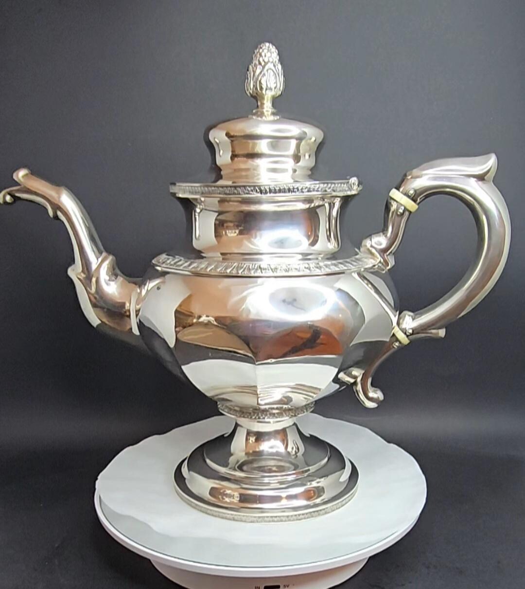 19th C. American Coin Silver Teapot - Etsy