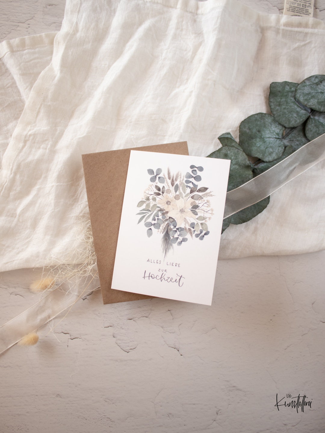 Congratulations Card for the Wedding, Folding Wedding Card, Wedding ...