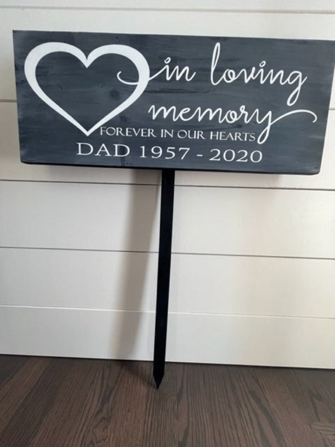 Memorial Garden Stake | Remembrance Flower Pot Sign | Garden Stake Sign ...