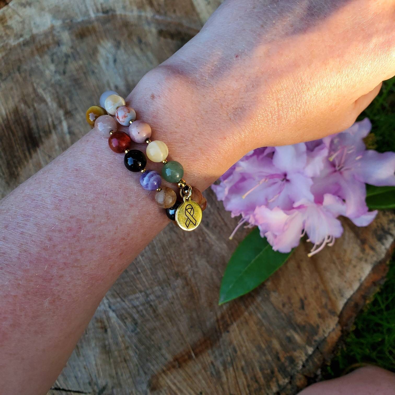 Cancer Fighter & Caregiver Bracelets, Cancer Healing Gemstones, Cancer ...