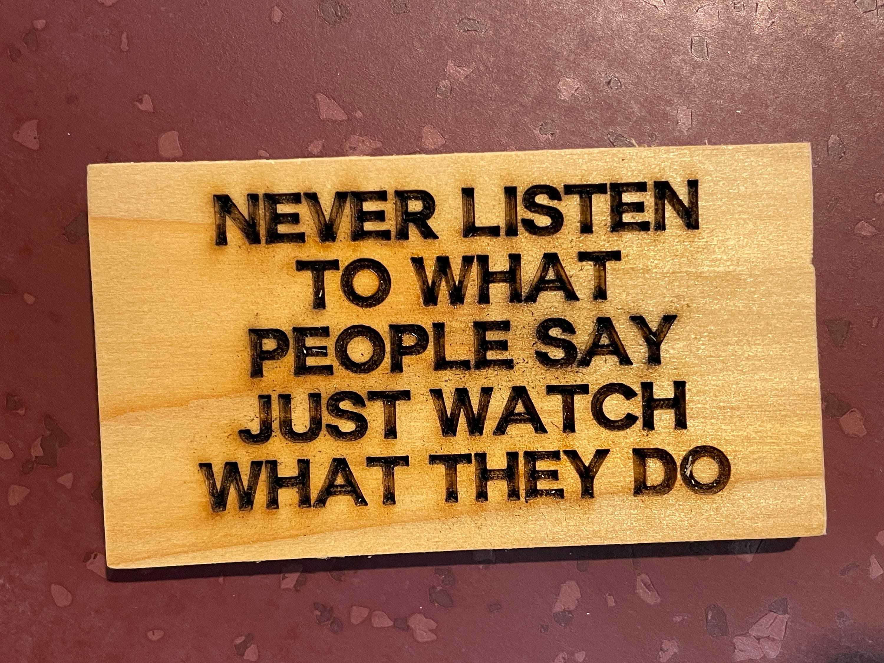 Never Listen to What People Say Just Watch What They Do Avasarala Quote ...